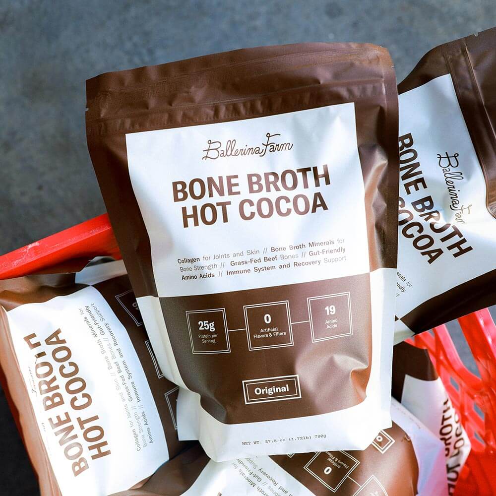 Bone Broth Hot Cocoa | Hot Chocolate with Benefits | Ballerina Farm