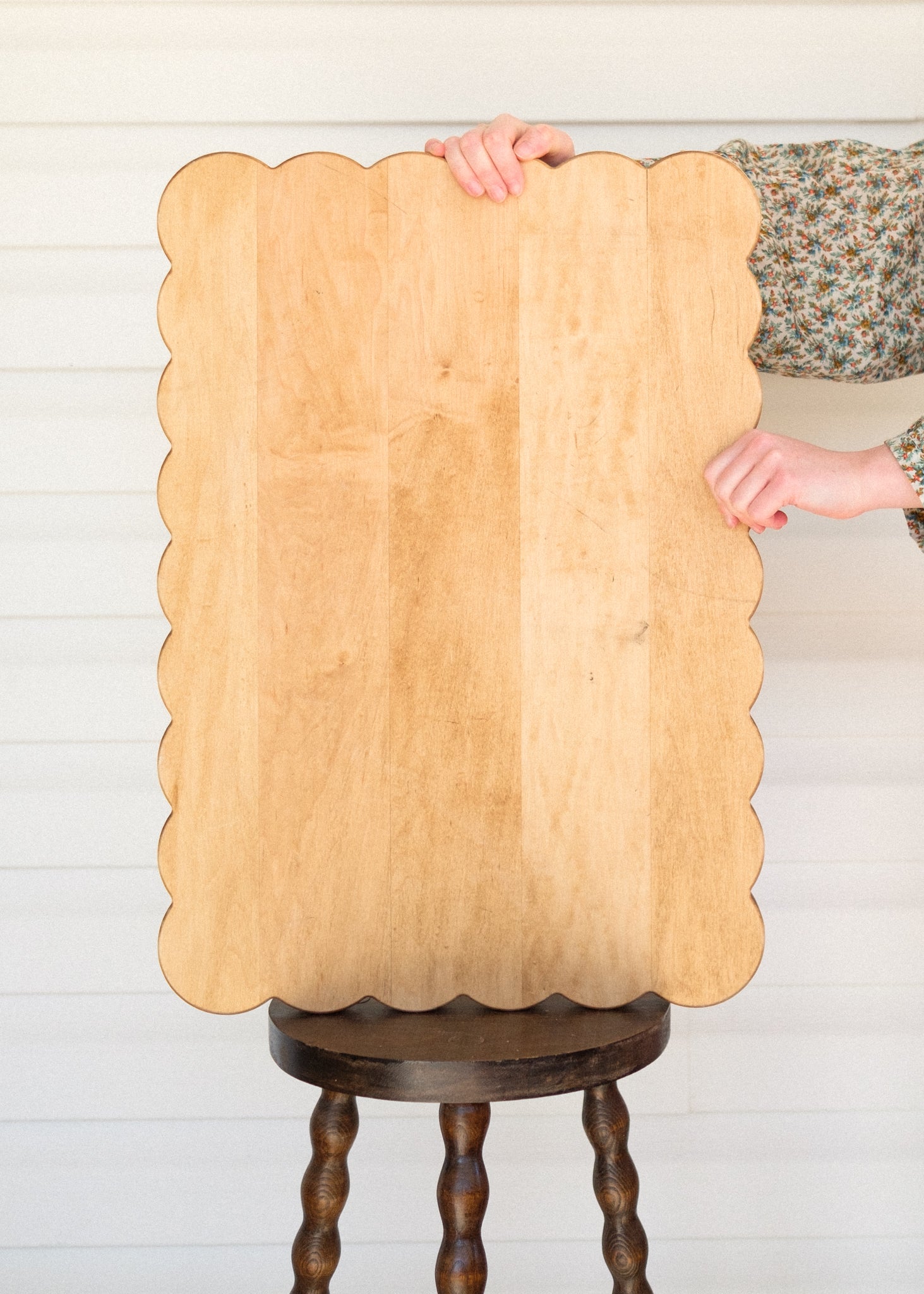 Scalloped Cutting Board Ballerina Farm Scalloped Cutting Board Ballerina Farm