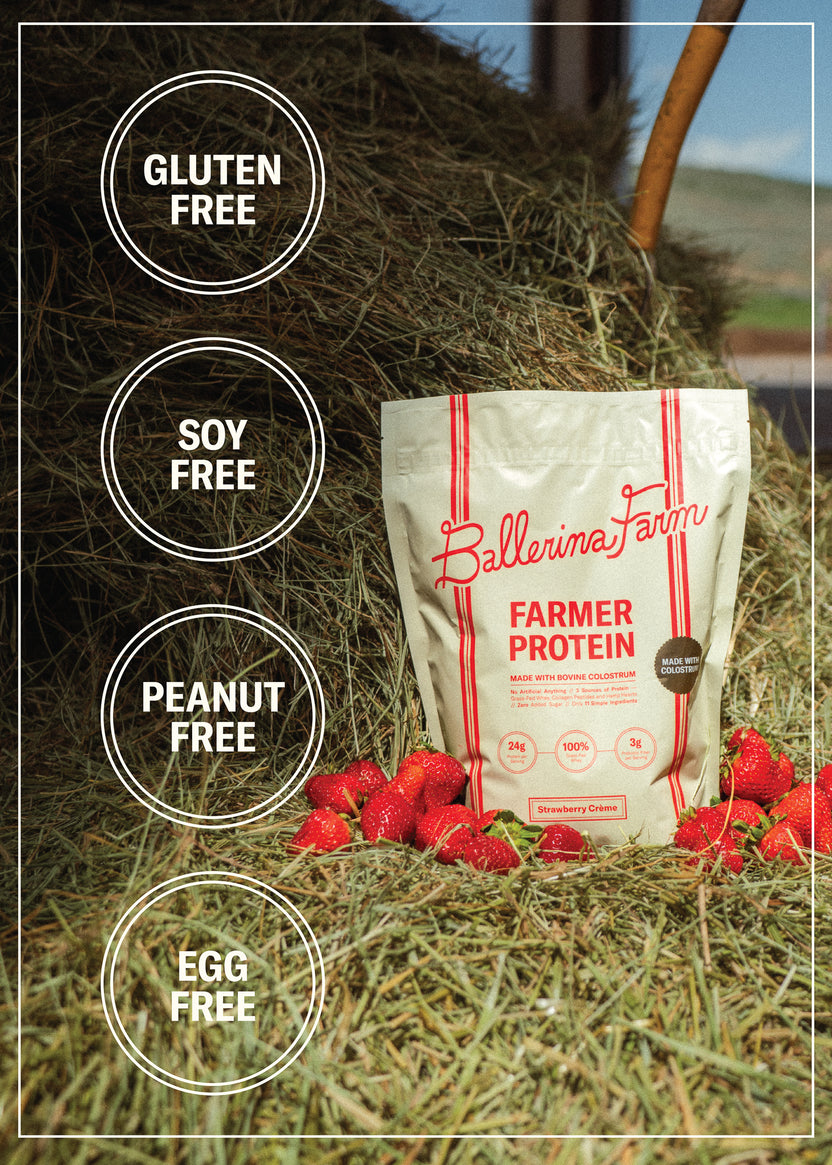 Farmer Protein Powder | 24g of Protein | Ballerina Farm